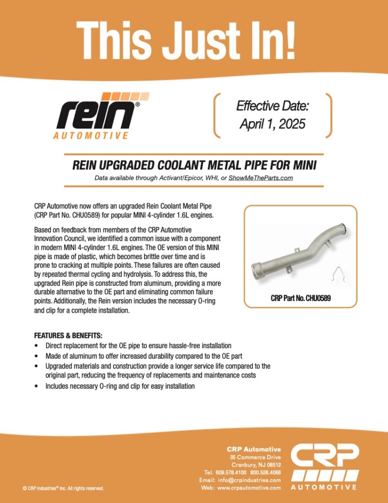 REIN – OE-quality replacement parts
